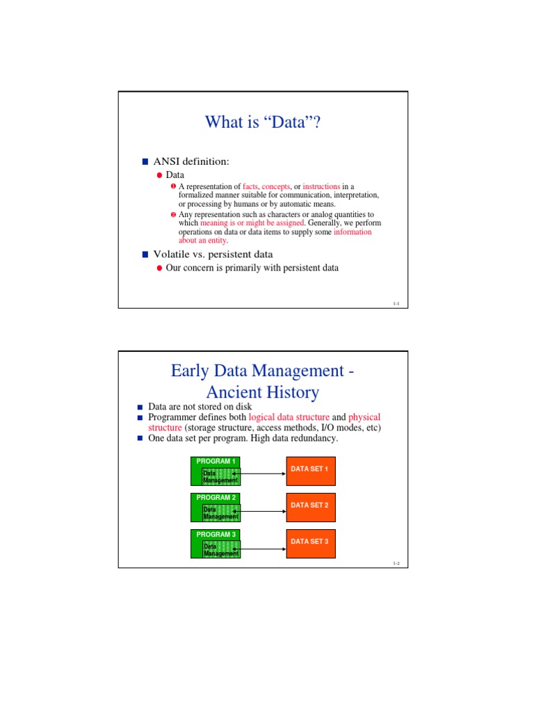 What Is "Data"?: ANSI Definition | PDF | Database Transaction | Databases