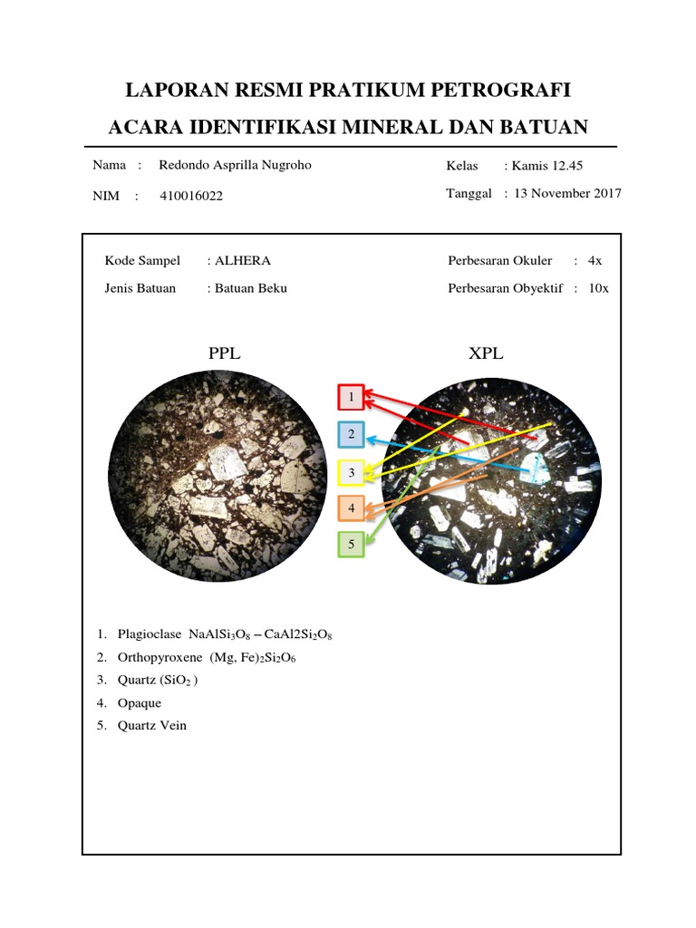 Point Counting Petrografi | PDF