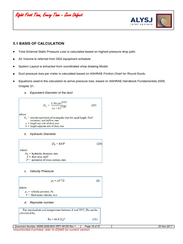 ESP Calculation Basic Formulae | PDF