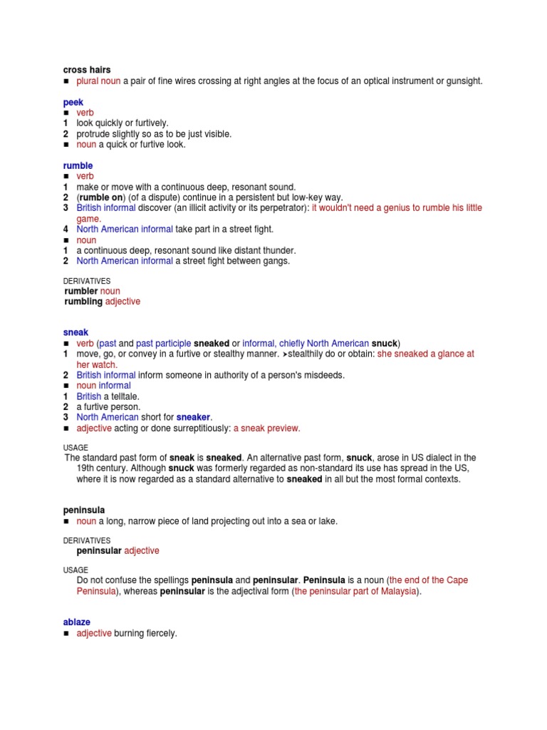 American Sniper Words | PDF | Adjective | Yellow