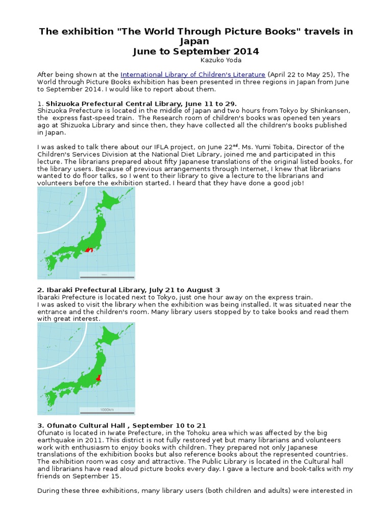 Japan Picture Book Exhibition | PDF | Libraries | Librarian