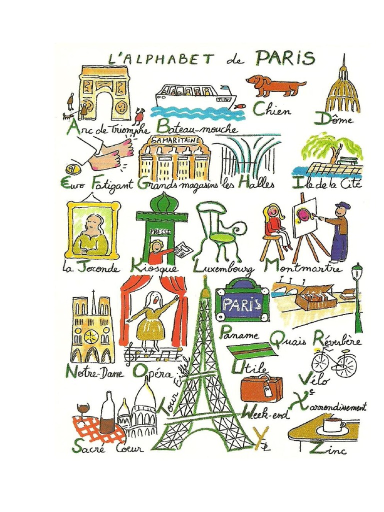 Alphabet de Paris