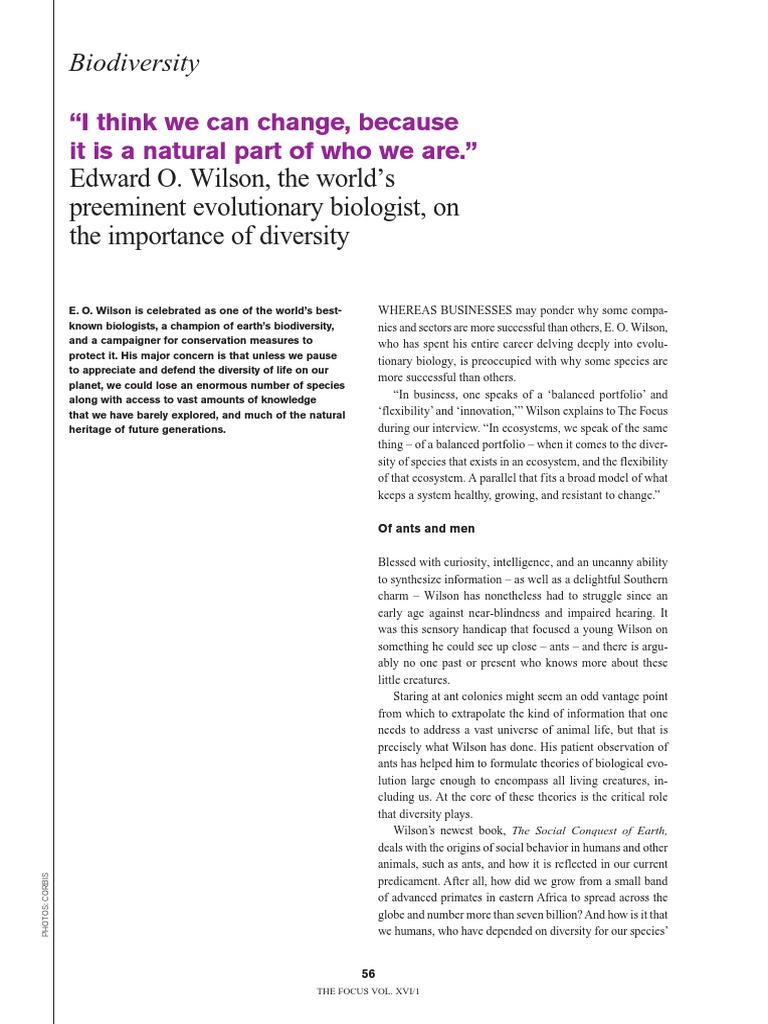 Focus 01-2012 Europe Biodiversity | PDF | Extinction | Biodiversity