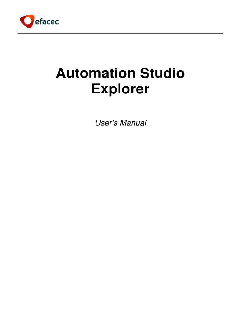 AutomationStudioExplorer Manual PDF | PDF | Installation (Computer ...