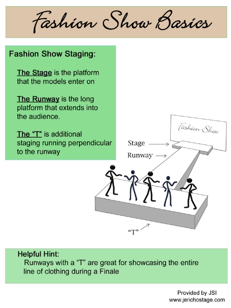 Fashion Show Runway Design Guide | PDF