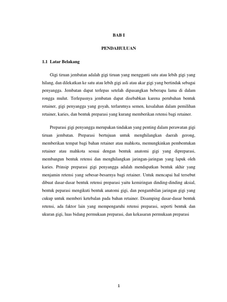 Preparasi Prostho | PDF