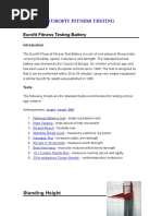 Stork Balance Stand Test Protocol | PDF | Sports | Recreation