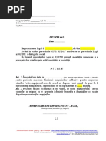 Acord Certificat de Atestare Fiscala | PDF