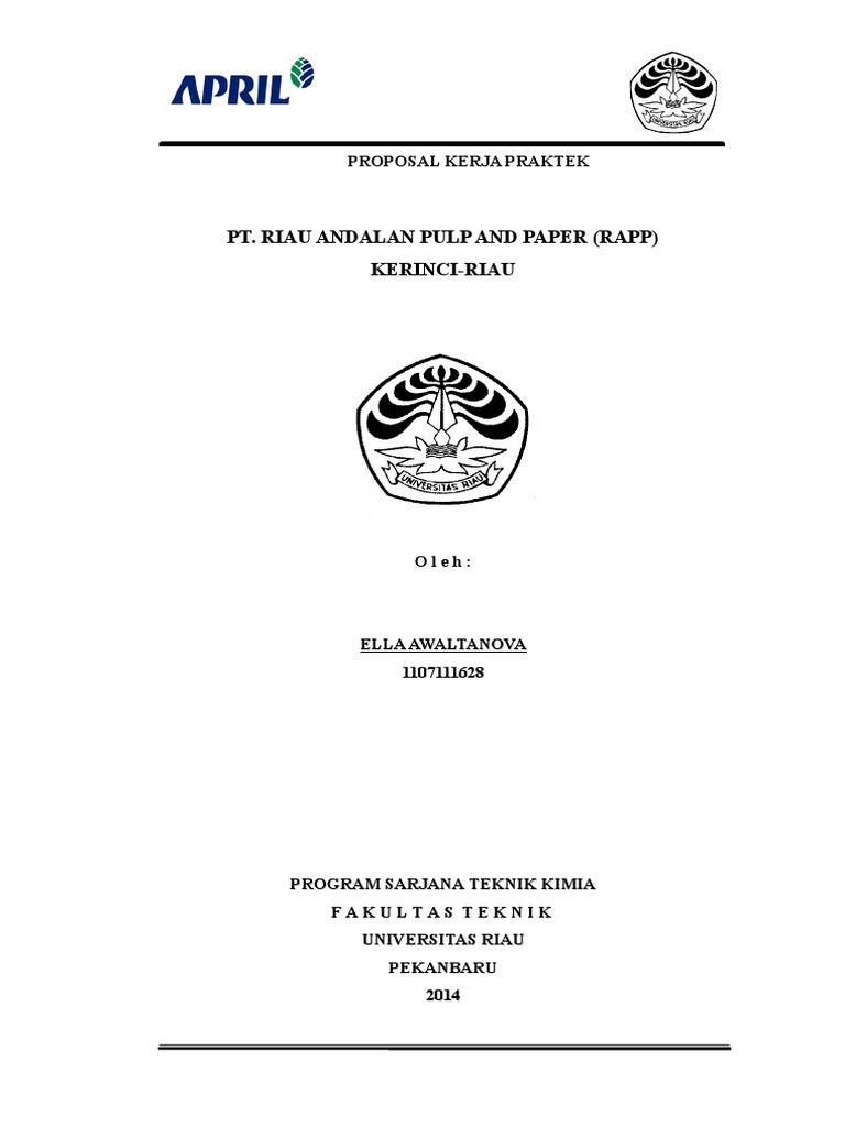 Proposal KP PT - RAPP | PDF