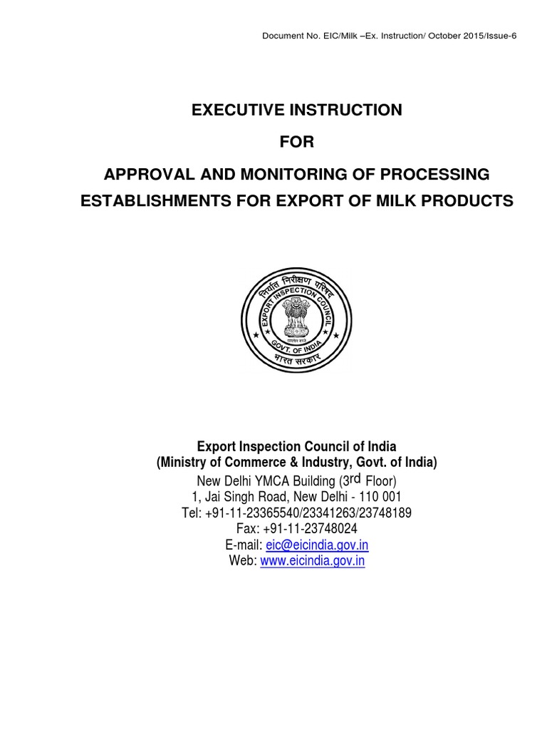 Export Inspection Council - 2 | PDF | Environmental Impact Assessment | Hazard Analysis And ...