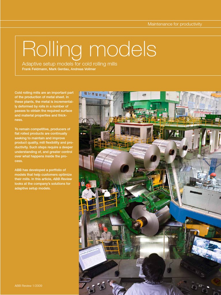 Rolling Models | PDF | Rolling (Metalworking) | Mechanical Engineering