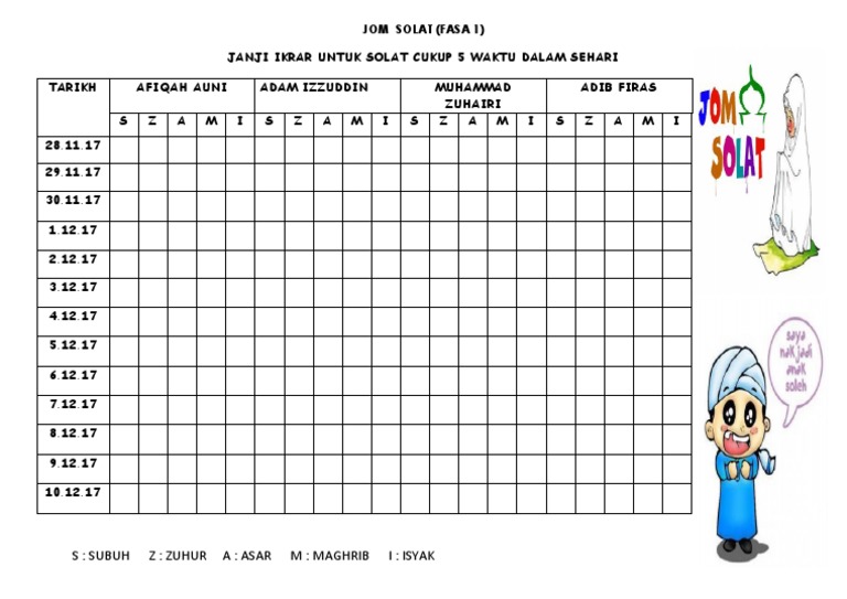 Jadual Solat | PDF