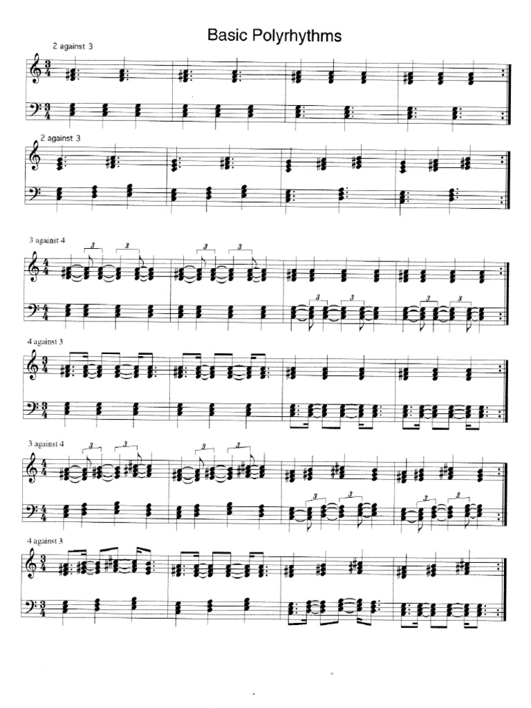 Basic Polyrhythms | PDF