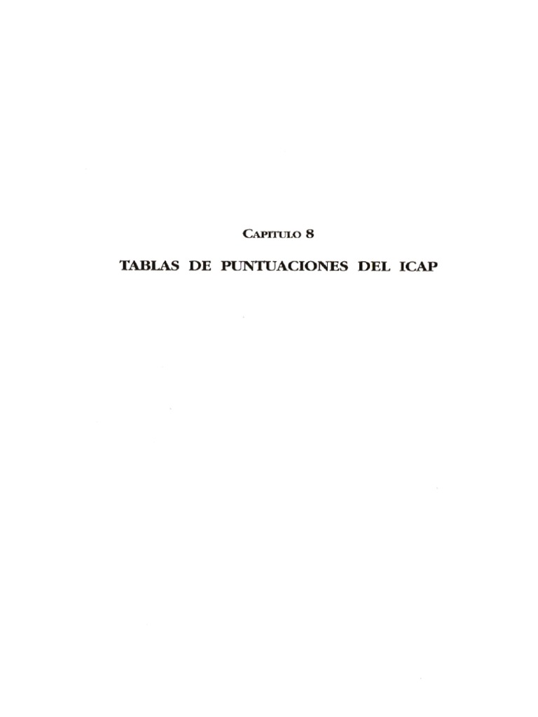Tablas Icap Buenas | PDF