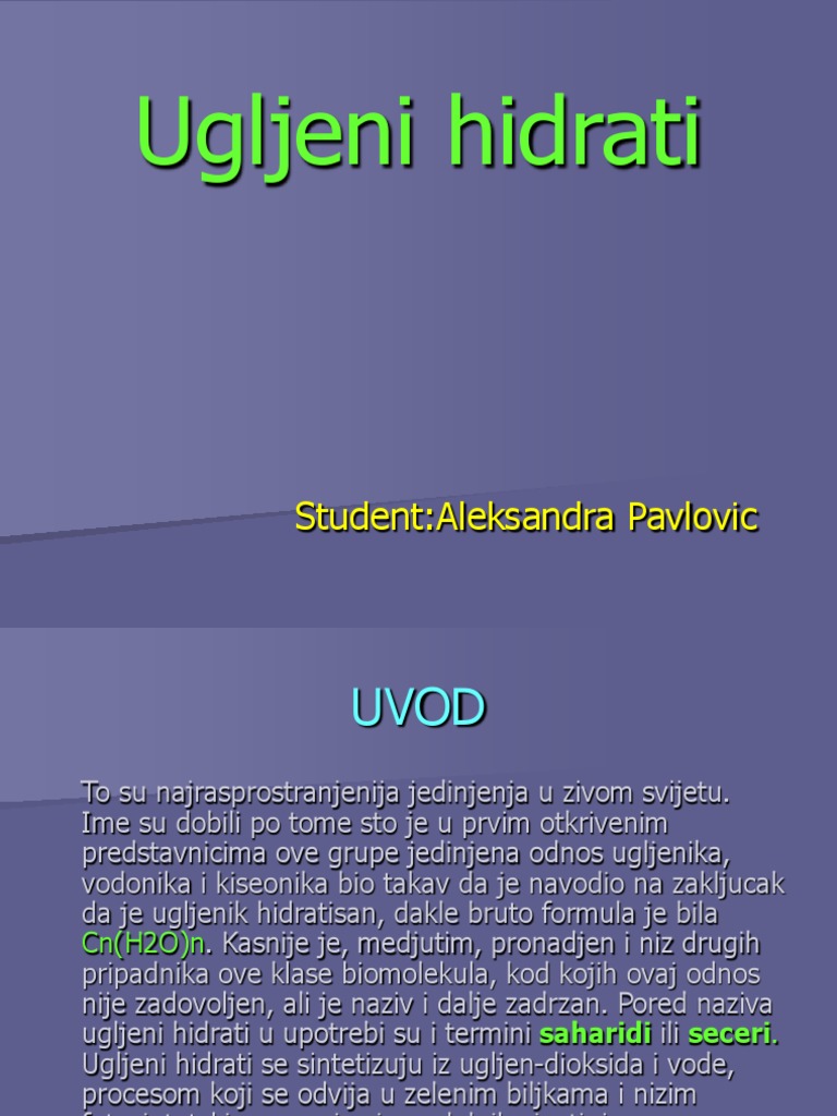 Organska Hemija Prezentacija | PDF