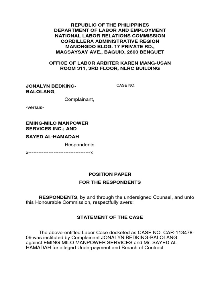 Position Paper (Respondent) v.1 | Theft | English Trust Law