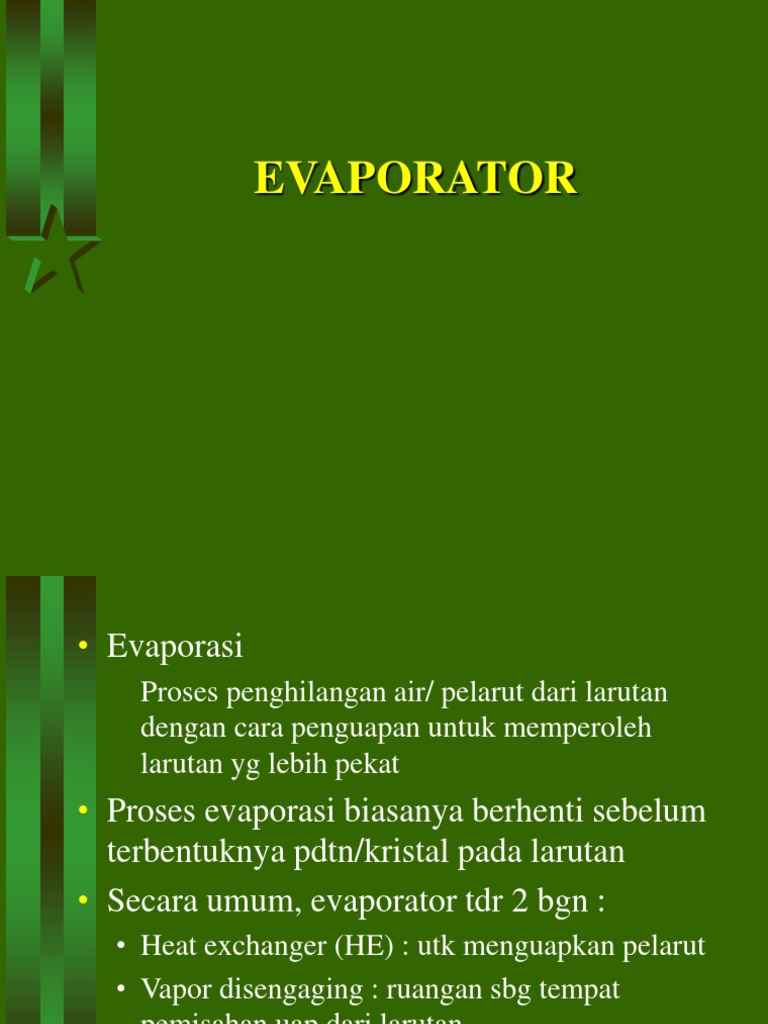 Evaporator | PDF