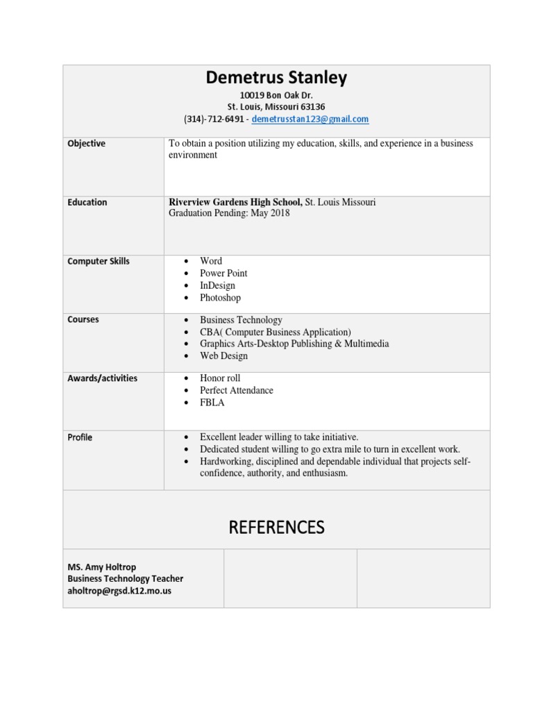 Resume Stanley | PDF