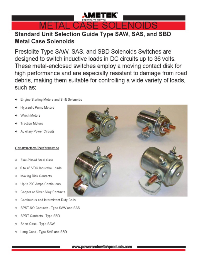 Ametek Relays | PDF | Switch | Electromagnetism