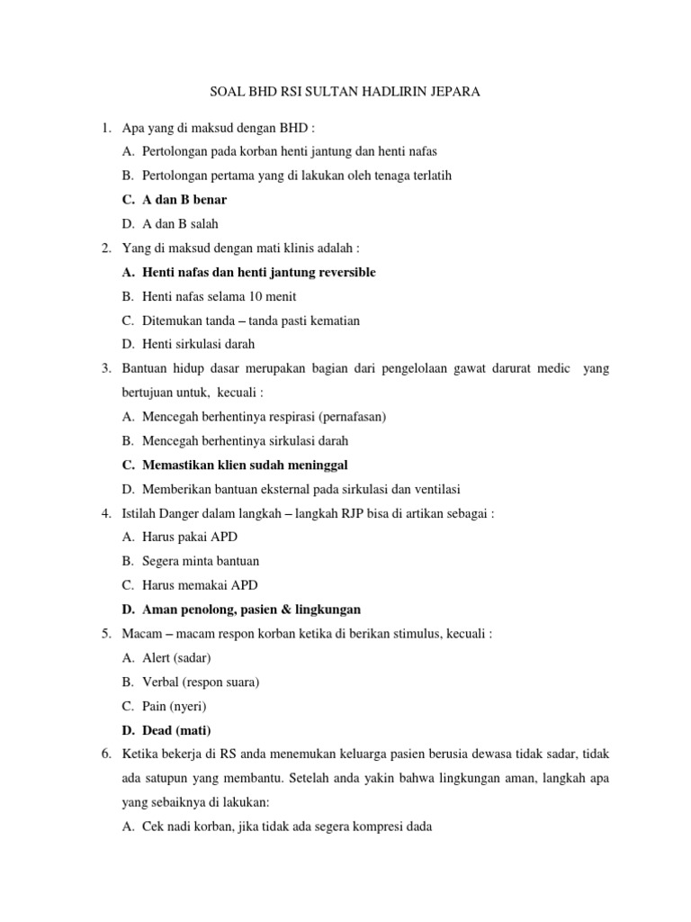 Soal BHD Gel 3 | PDF
