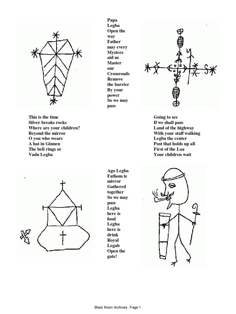 Papa Legba: An Invocation and Offering to Open the Crossroads | PDF