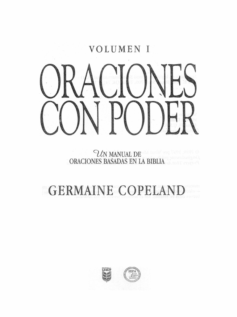 Oraciones Com Poder | PDF | Oración | Cristo (título)