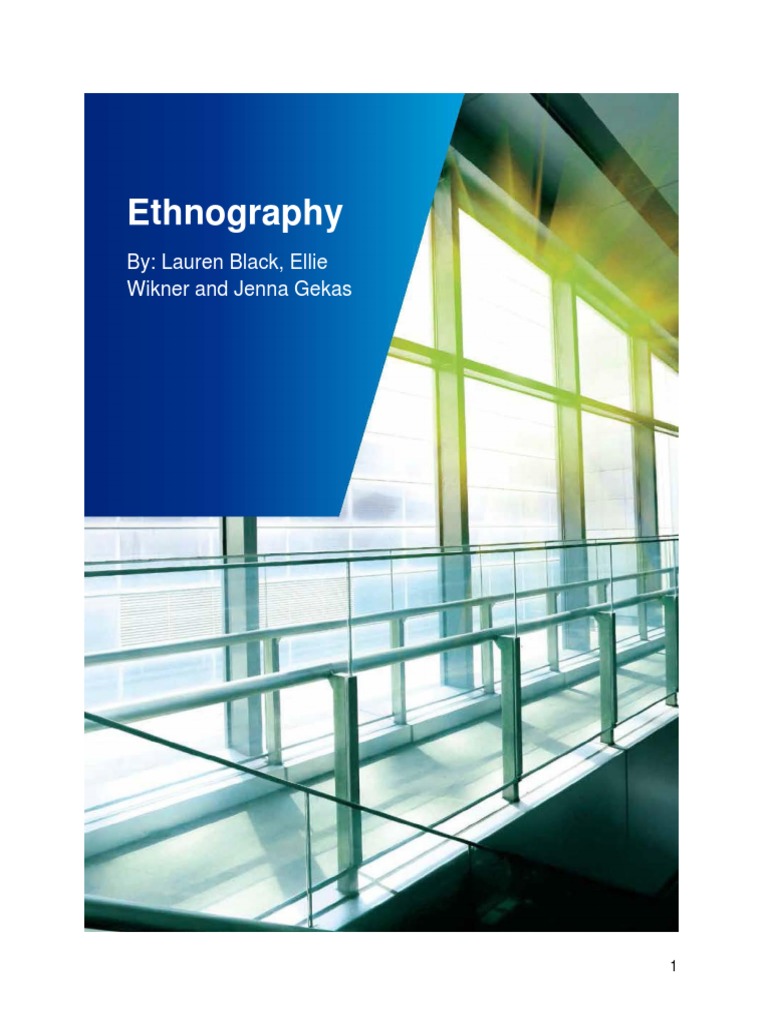Final Ethnography | PDF | Ethnography | Audit
