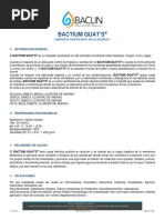 FICHA TECNICA Bactium Plus 464 | PDF | Microbiología | Agua