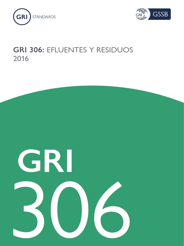 Spanish GRI 306 Effluents and Waste 2016 | PDF | Agua | Residuos