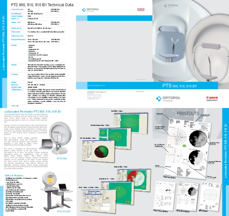 Pts 900 Series | PDF | Vision | Senses
