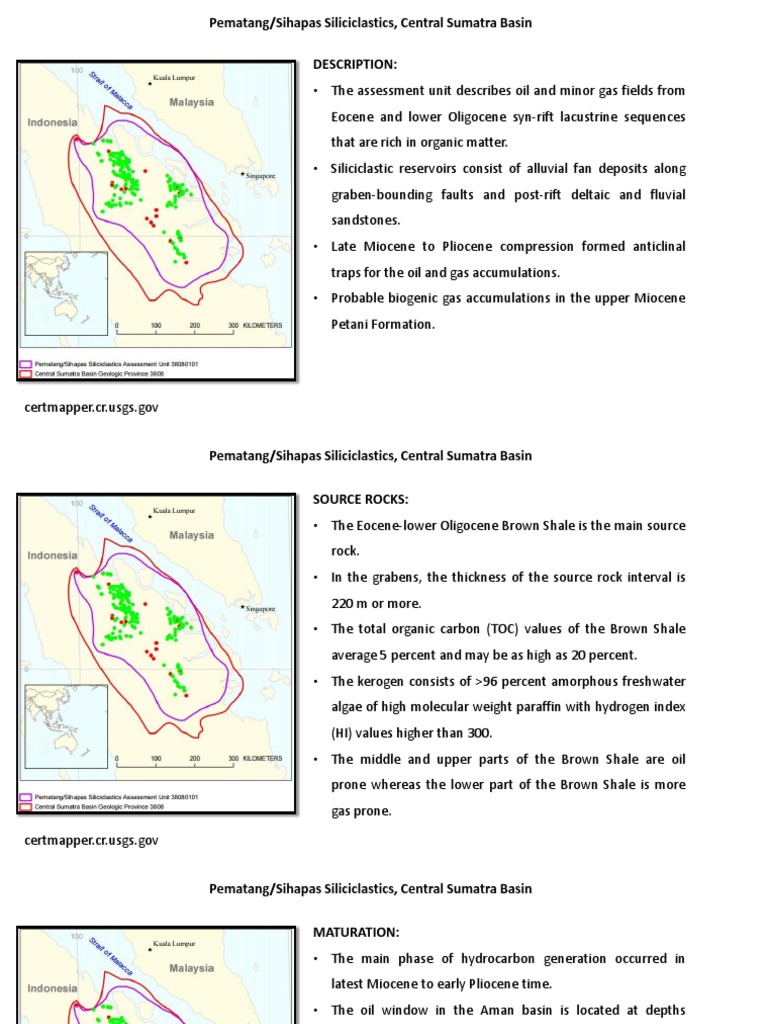 Pematang Sihapas Siliciclastics, Central Sumatra Basin | PDF ...