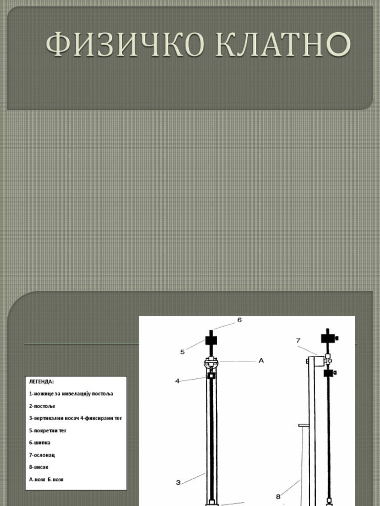 3-2 Fizicko Klatno 01 | PDF