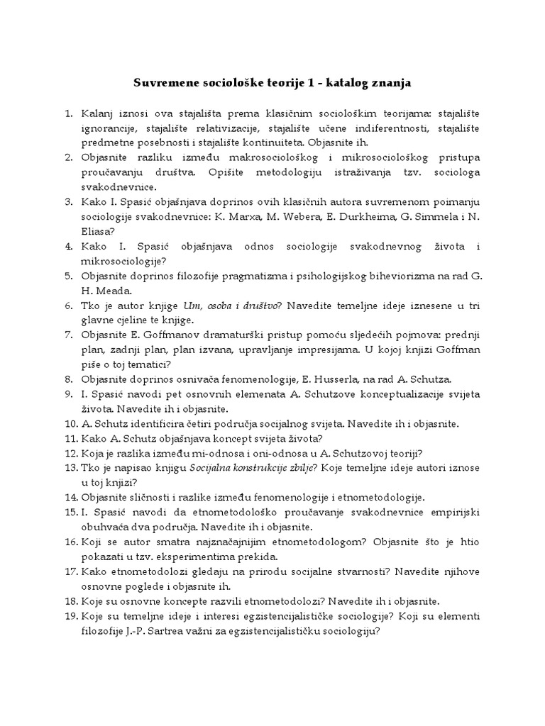 Katalog Znanja | PDF