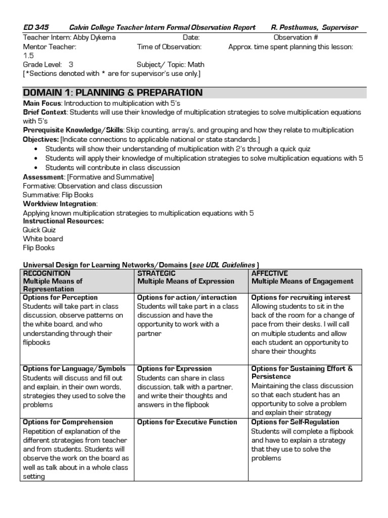 Math Unit Lesson 5 Pdf Reading Comprehension Teachers
