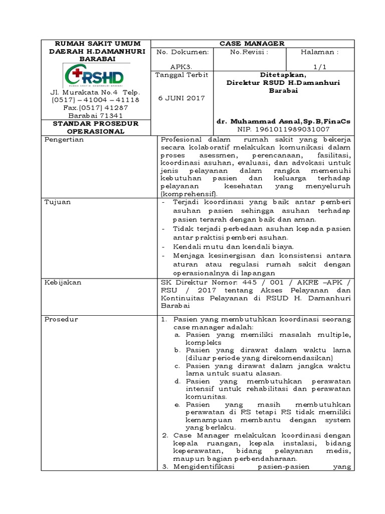 Spo Case Manager | PDF