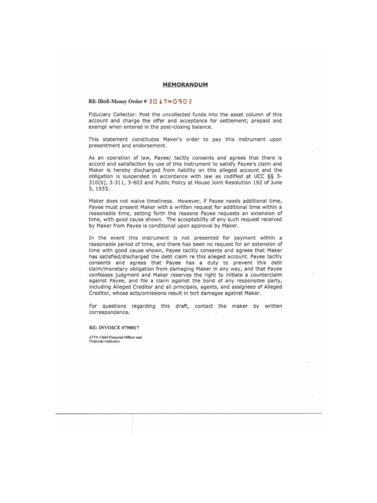 Iboe Memorandum Template | PDF