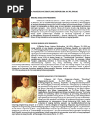 Mga Patakaran, Programa at | PDF