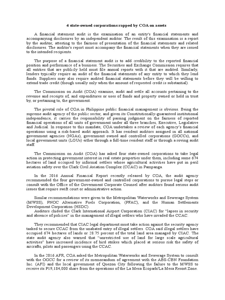 Audit Cases | PDF | Financial Audit | Audit