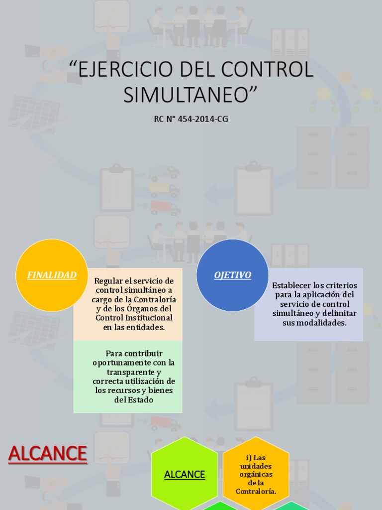 Ejercicio Del Control Simultaneo | Institución | Regulación Ejercicio Del Control Simultaneo | Institución | Regulación
