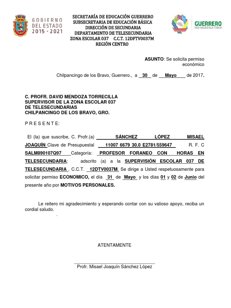 Oficio De Solicitud De Permiso Ejemplos Y Formatos Ex - vrogue.co Oficio De Solicitud De Permiso Ejemplos Y Formatos Ex - vrogue.co