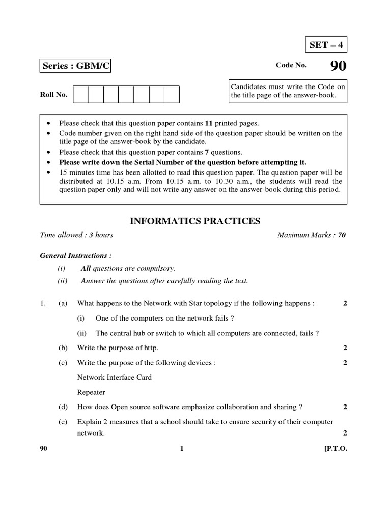 90 (Informatics Practices) | PDF | Table (Database) | C (Programming Language)