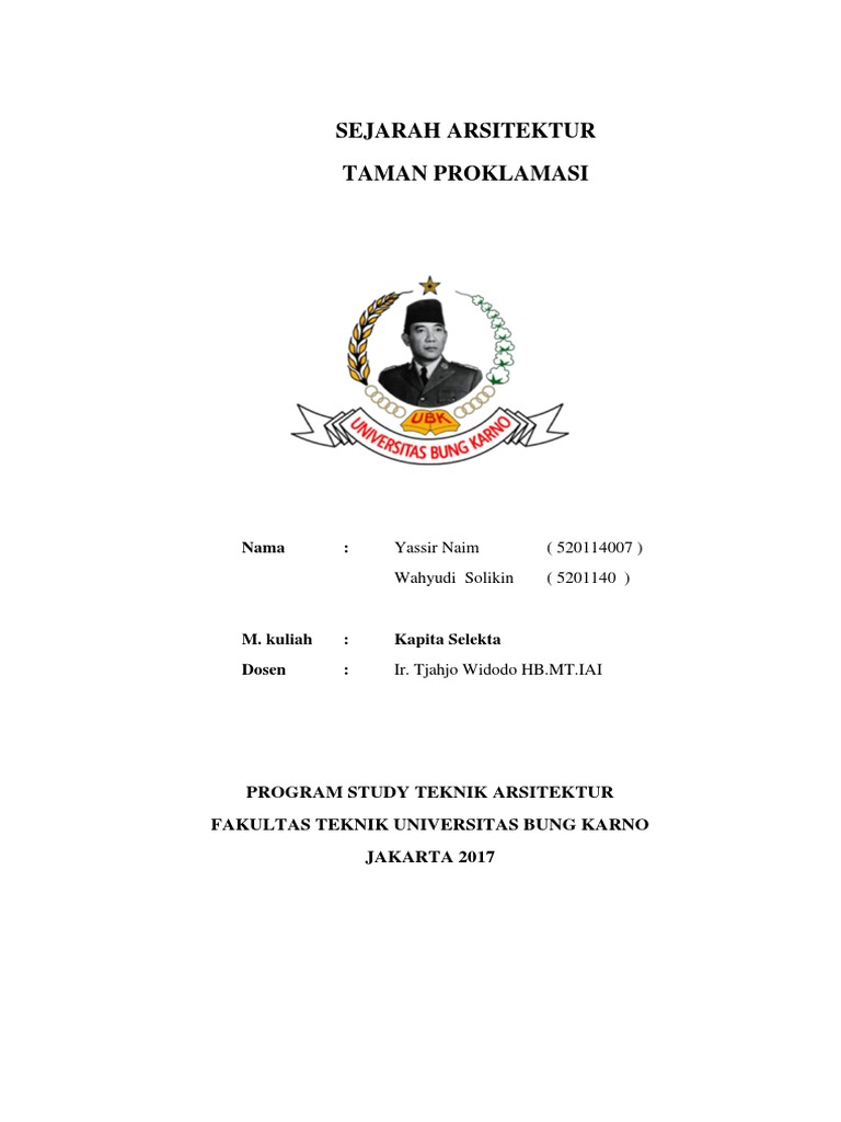 Adaptive Reuse of the Gedung Proklamasi: Preserving History Through a ...