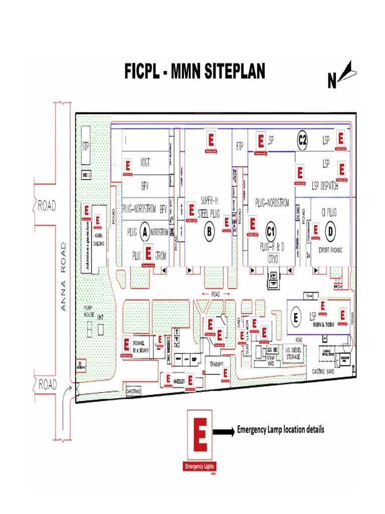Emergency Lamp Location Drawing | PDF