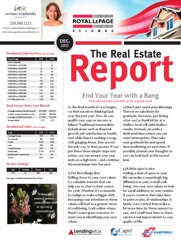 Real Estate Newsletter - December 2017 | PDF | Economies | Business