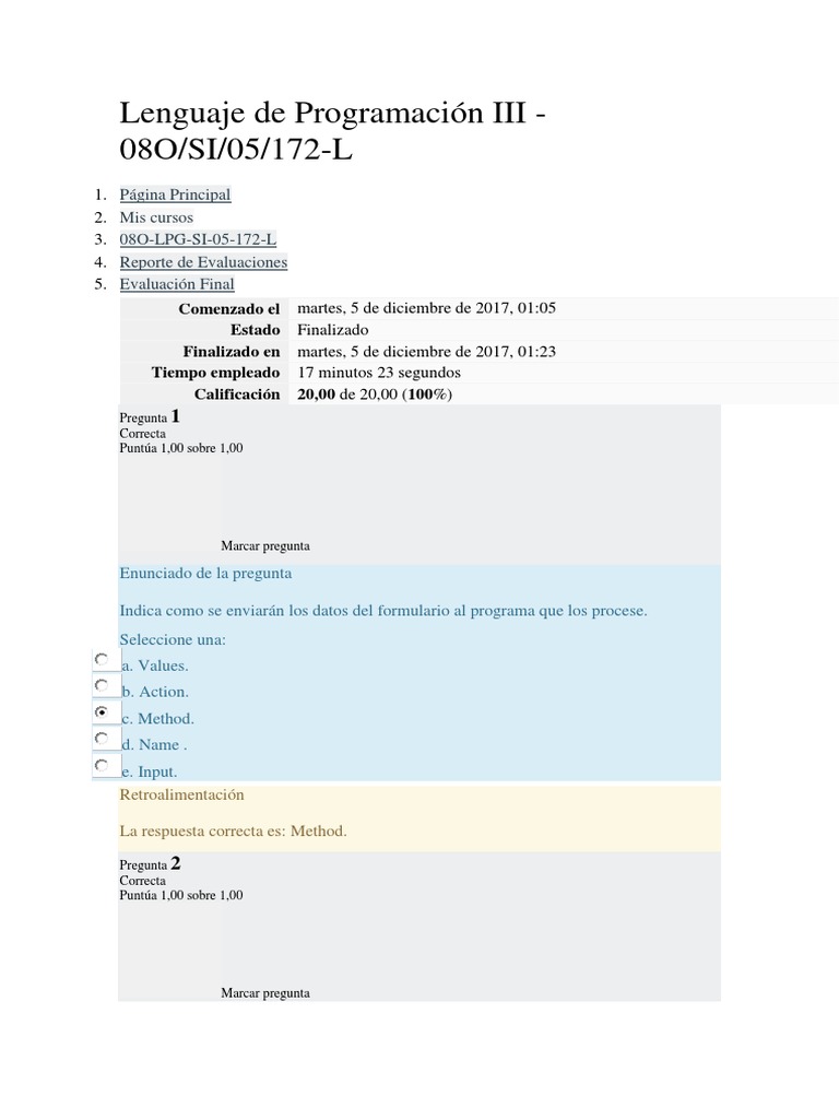 Lenguaje de Programación III Examen Final Vciclo Ing Sistemas | PDF | Java (lenguaje de ...
