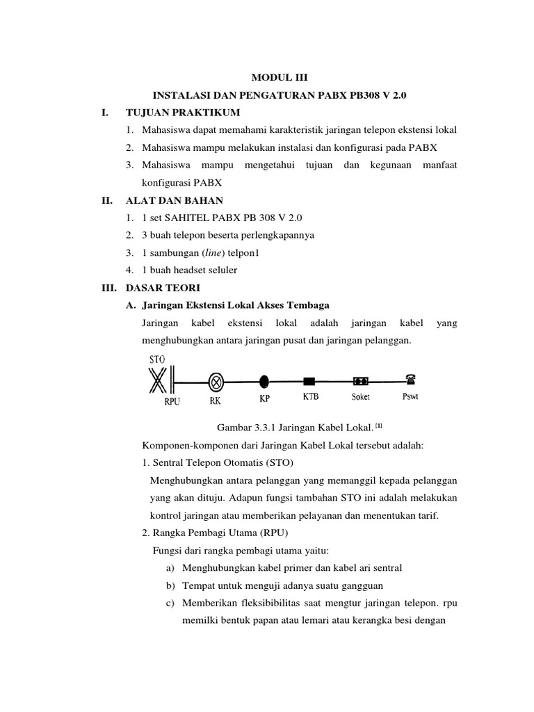 PABX INSTALLATION AND CONFIGURATION | PDF