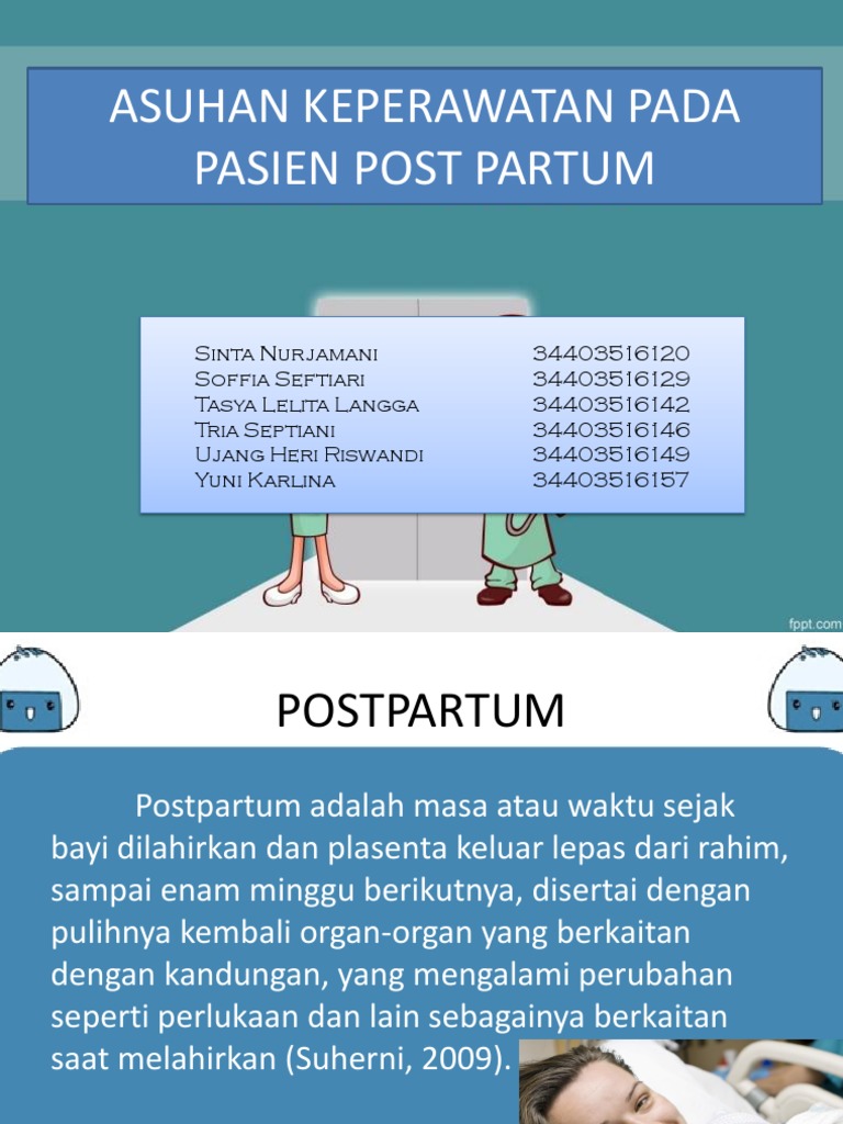 Asuhan Keperawatan Pada Pasien Post Partum | PDF