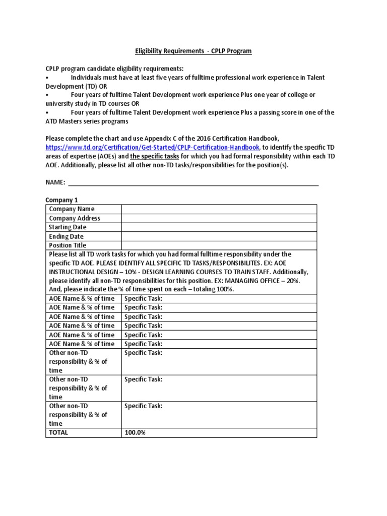 Eligibility Review Form | PDF | Business
