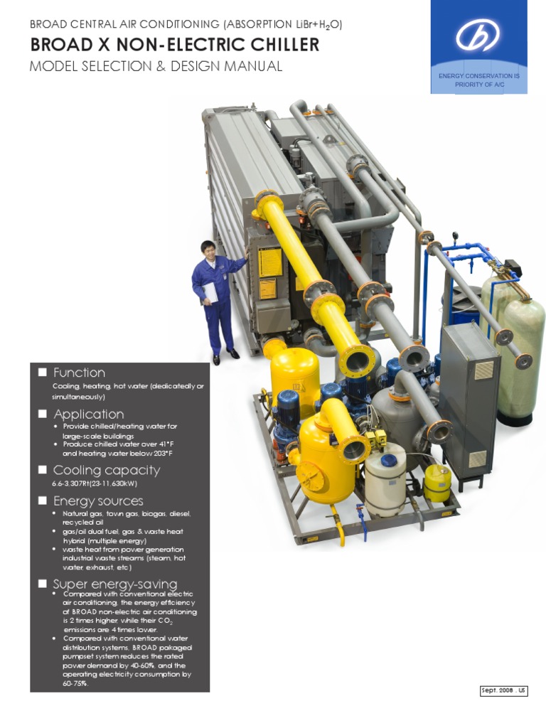 Broad Chiller Catalog | PDF | Air Conditioning | Heat Exchanger