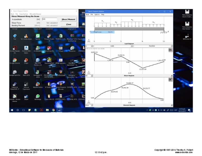 Mdsolids - Educational Software For Mechanics of Materials Domingo, 12 ...